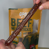 Plain Beef Meat Sticks - 100% Grass-Fed & Finished